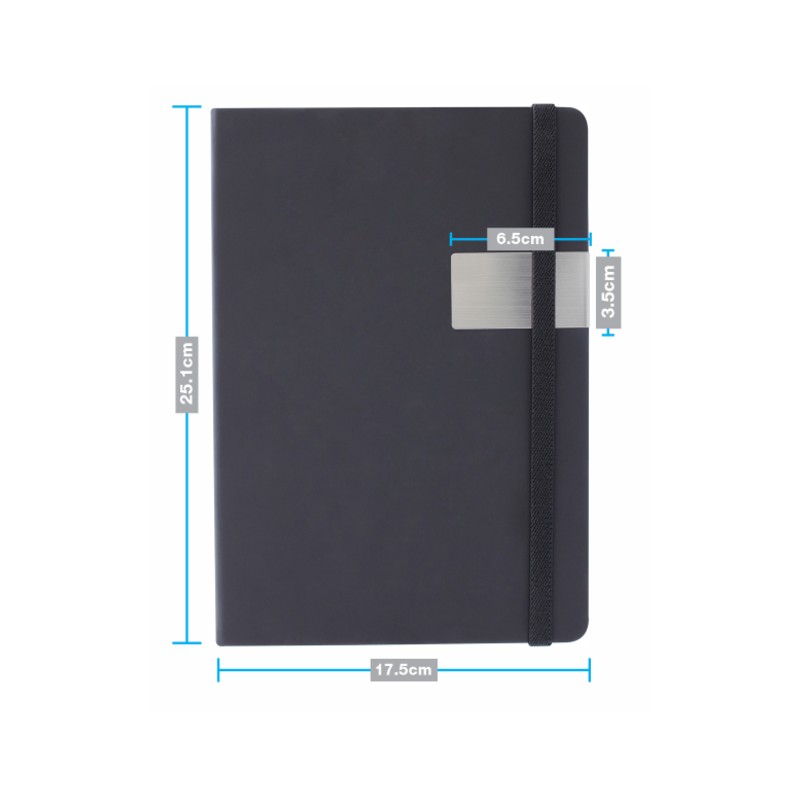 Libreta Peach Grande | Personalizada con tu Logo