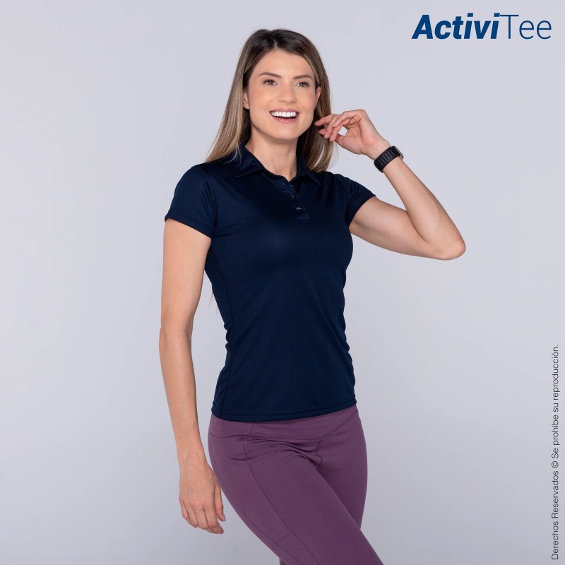 Playera Polo Manga Corta para Dama - D1502